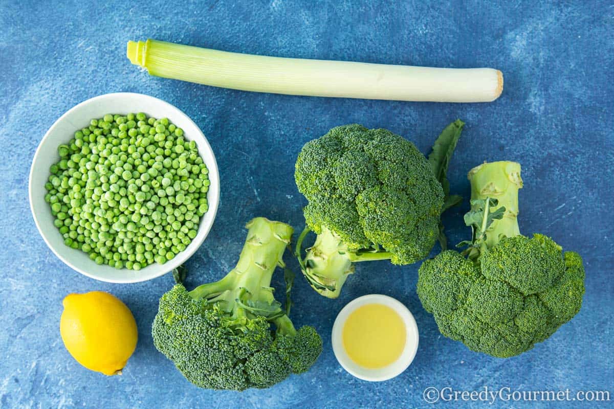 Broccoli And Pea Soup | Greedy Gourmet
