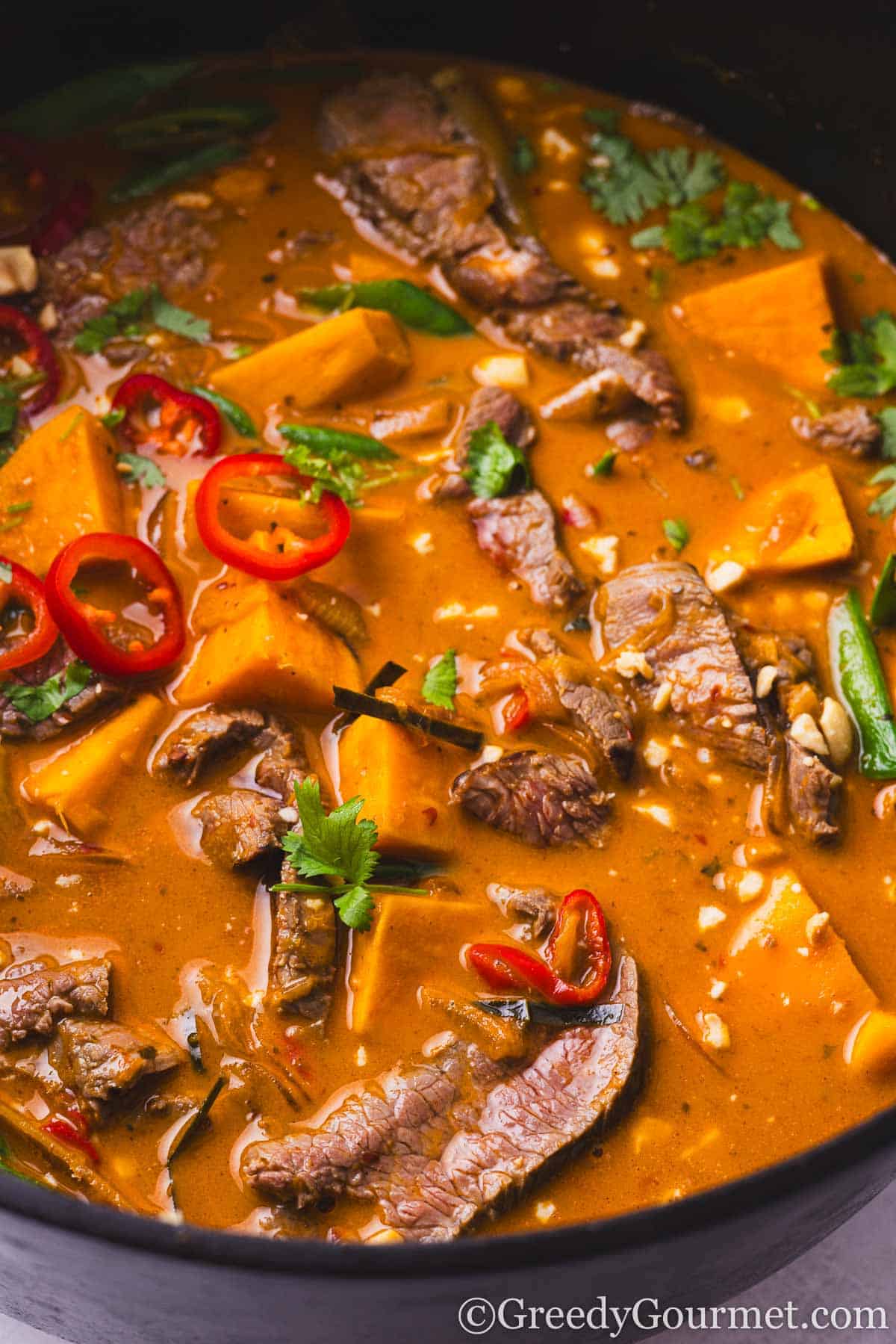 Thai Red Beef Curry | Greedy Gourmet