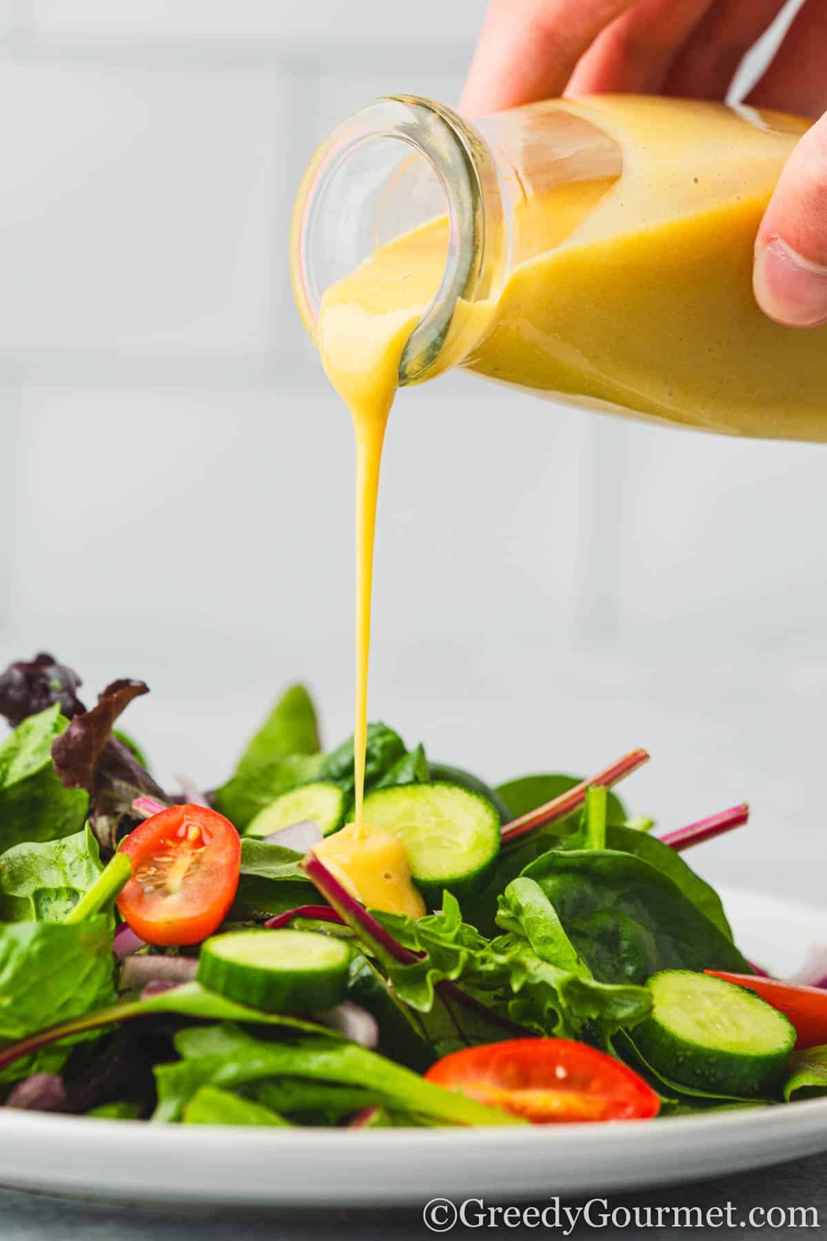 Honey And Mustard Dressing | Greedy Gourmet