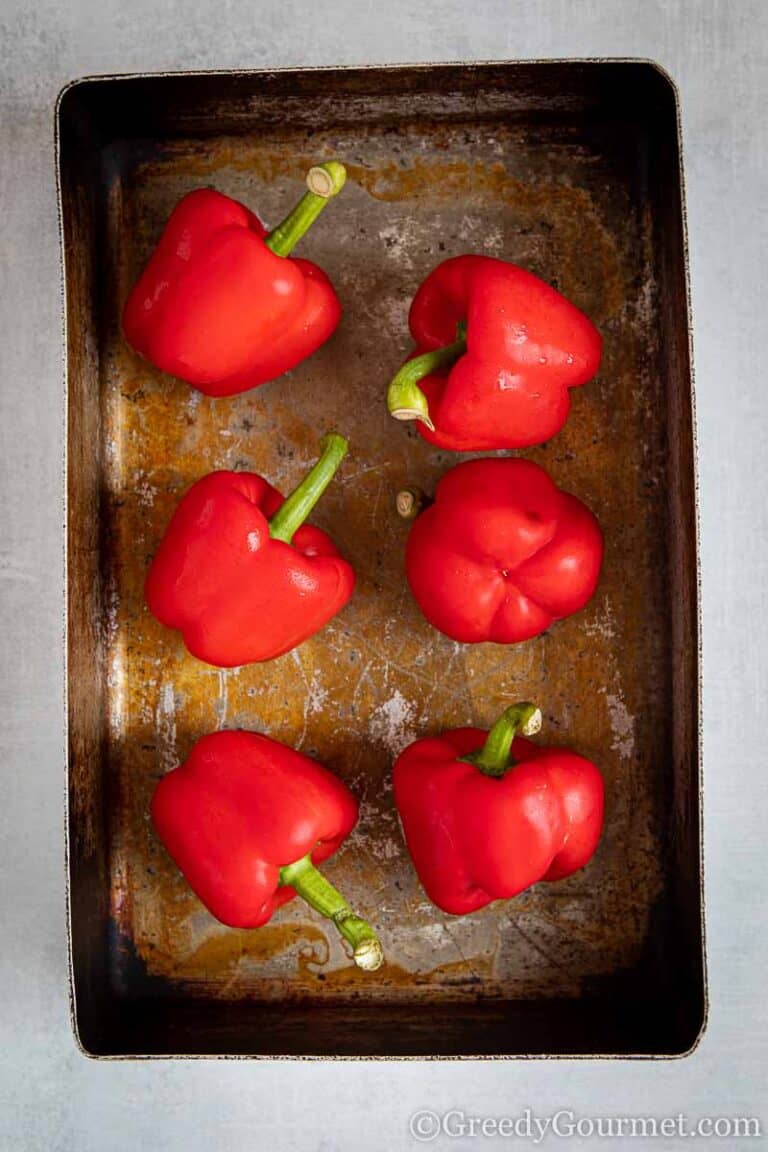 Htipiti - A Greek Red Pepper And Feta Dip | Greedy Gourmet