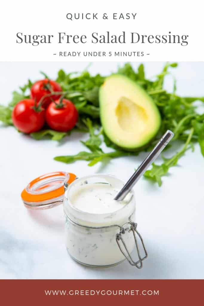 Sugar Free Salad Dressing - The Best Low-carb Salad Dressing In The World!