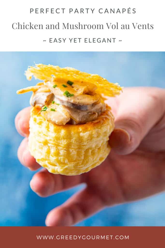 Chicken And Mushroom Vol Au Vents - Gourmet Starters With A Rich Flavour