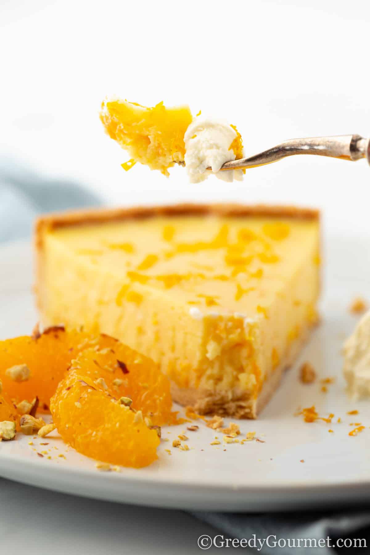 Orange Tart - An Easy French Tart Recipe| Greedy Gourmet
