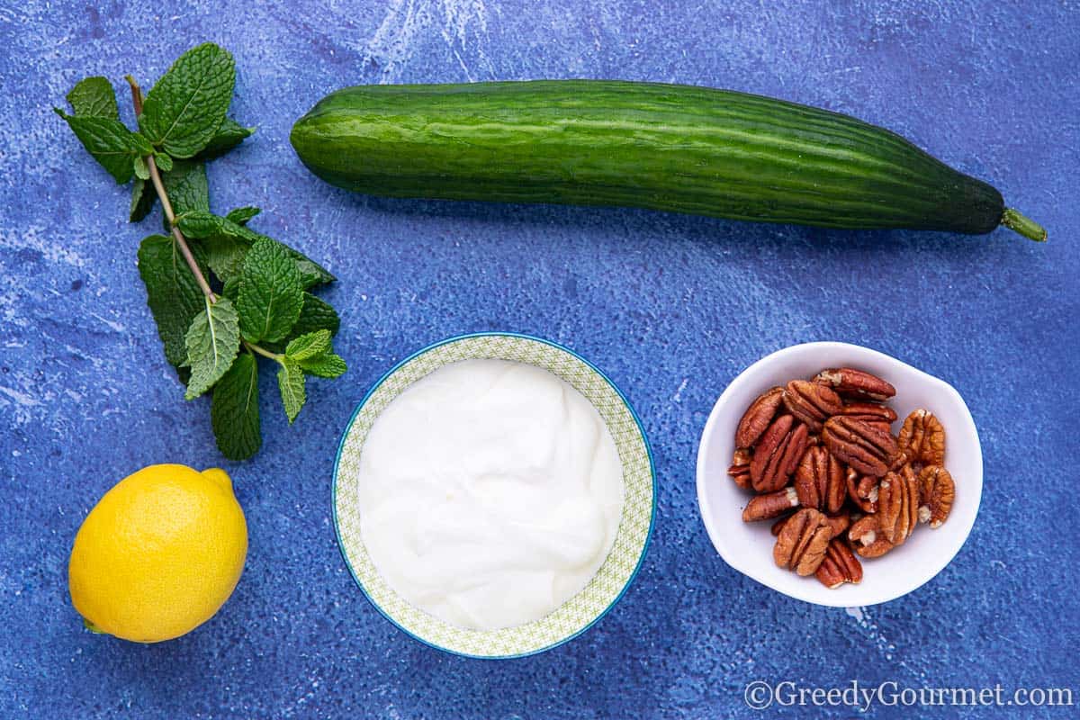 Cucumber Ribbon Salad - A Keto Side Dish | Greedy Gourmet