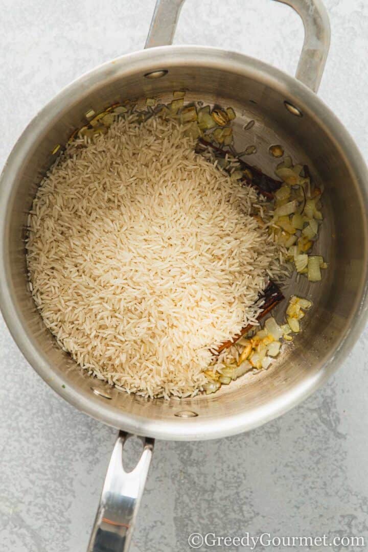 Pilau Rice - The Classic Indian Side Dish | Greedy Gourmet