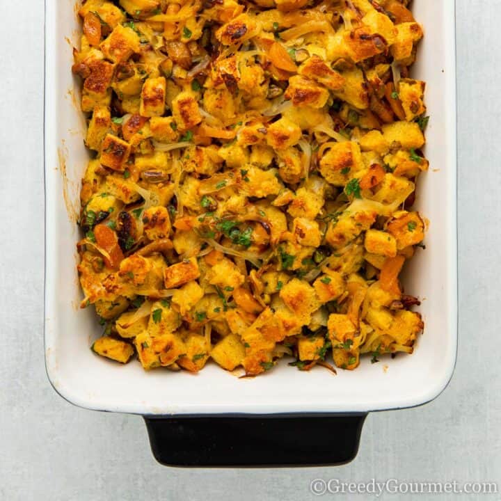 Apricot Stuffing: Perfect For Turkey & Pork | Greedy Gourmet