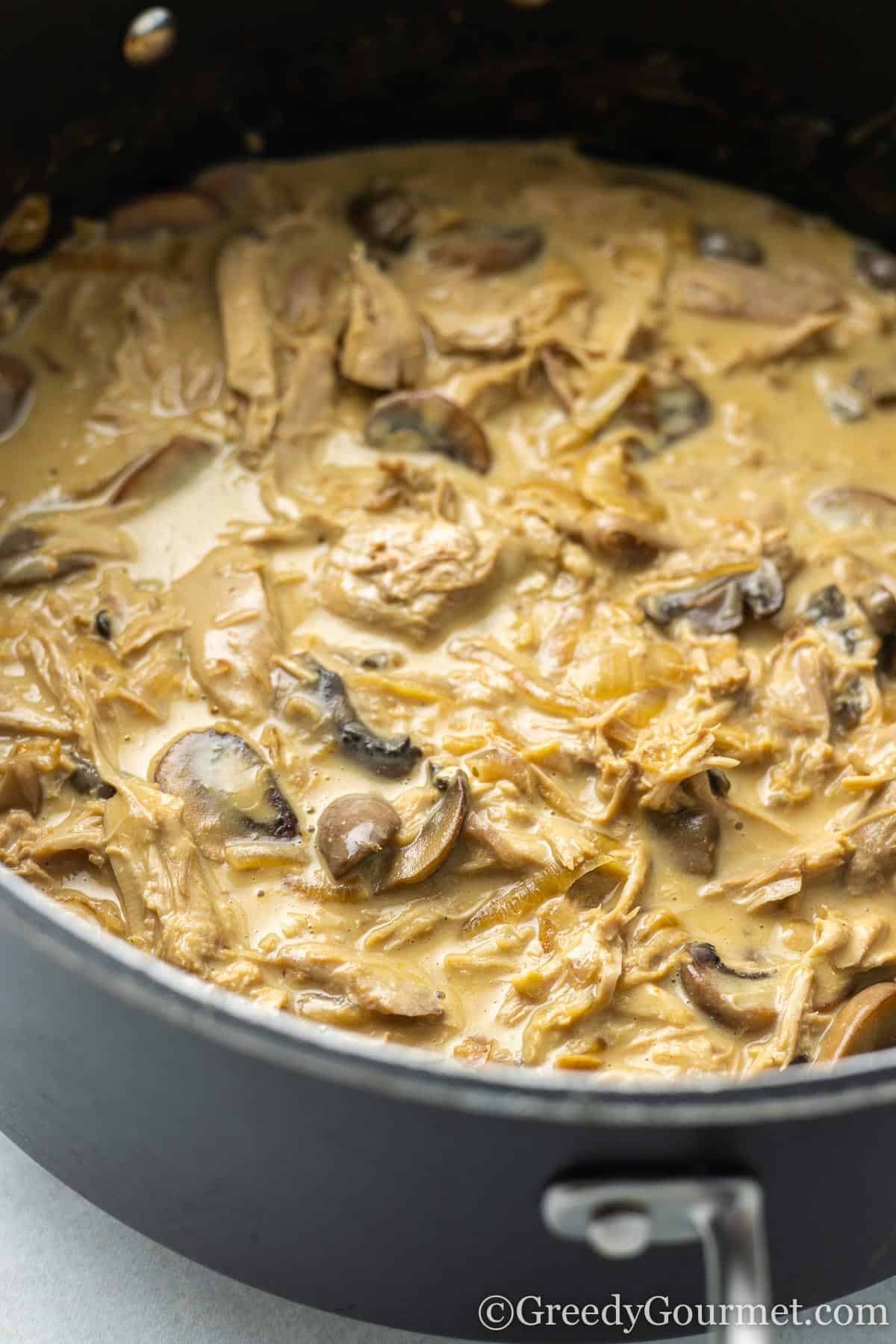 Leftover Turkey Stroganoff | Greedy Gourmet