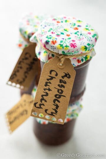 Raspberry Chutney | Greedy Gourmet