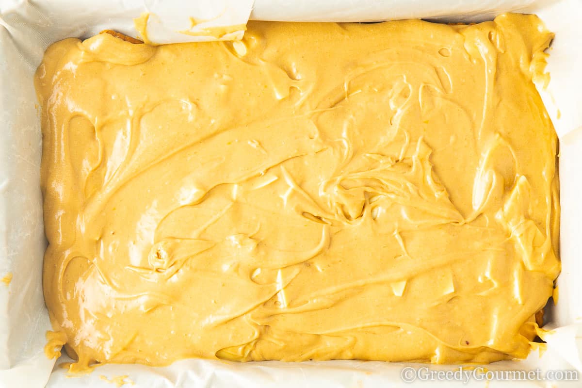 Biscoff Blondies | Greedy Gourmet